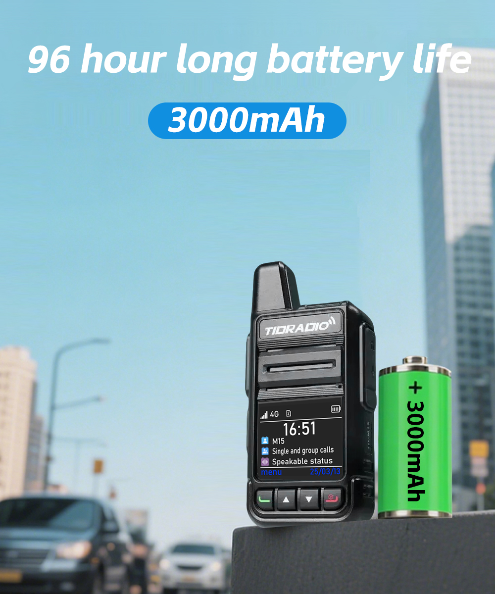 *COD* one year of free TIDRADIO M15 poc radio Odmaster 4G Global call ...