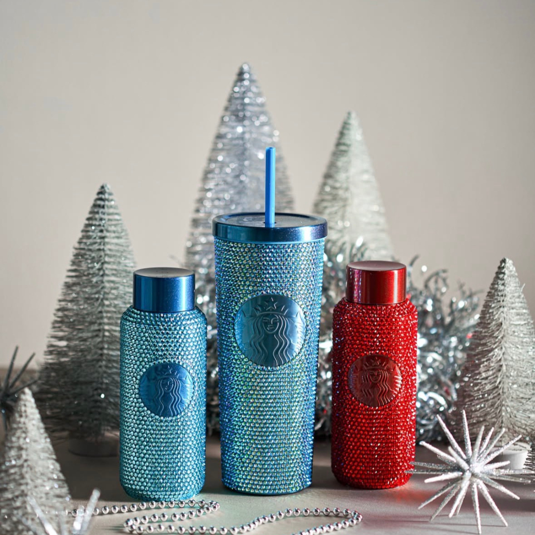 Starbucks Stainless Steel Cold Cup Cool Rhinestones Holiday 2025 Sale ...