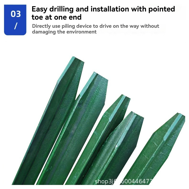 (COD) 1.8/1.5m 10-piece heavy-duty wire mesh fence posts, suitable for ...