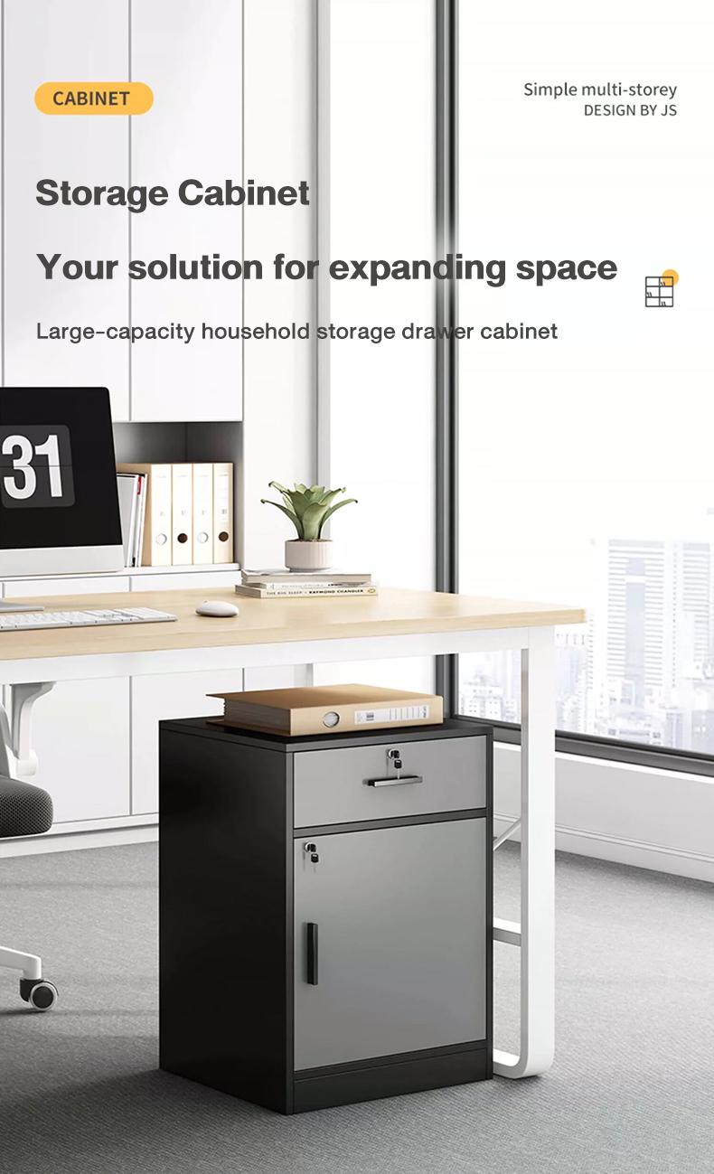 【COD】Office File Drawer Cabinet With Lock Metal Drawer Organizer Home ...