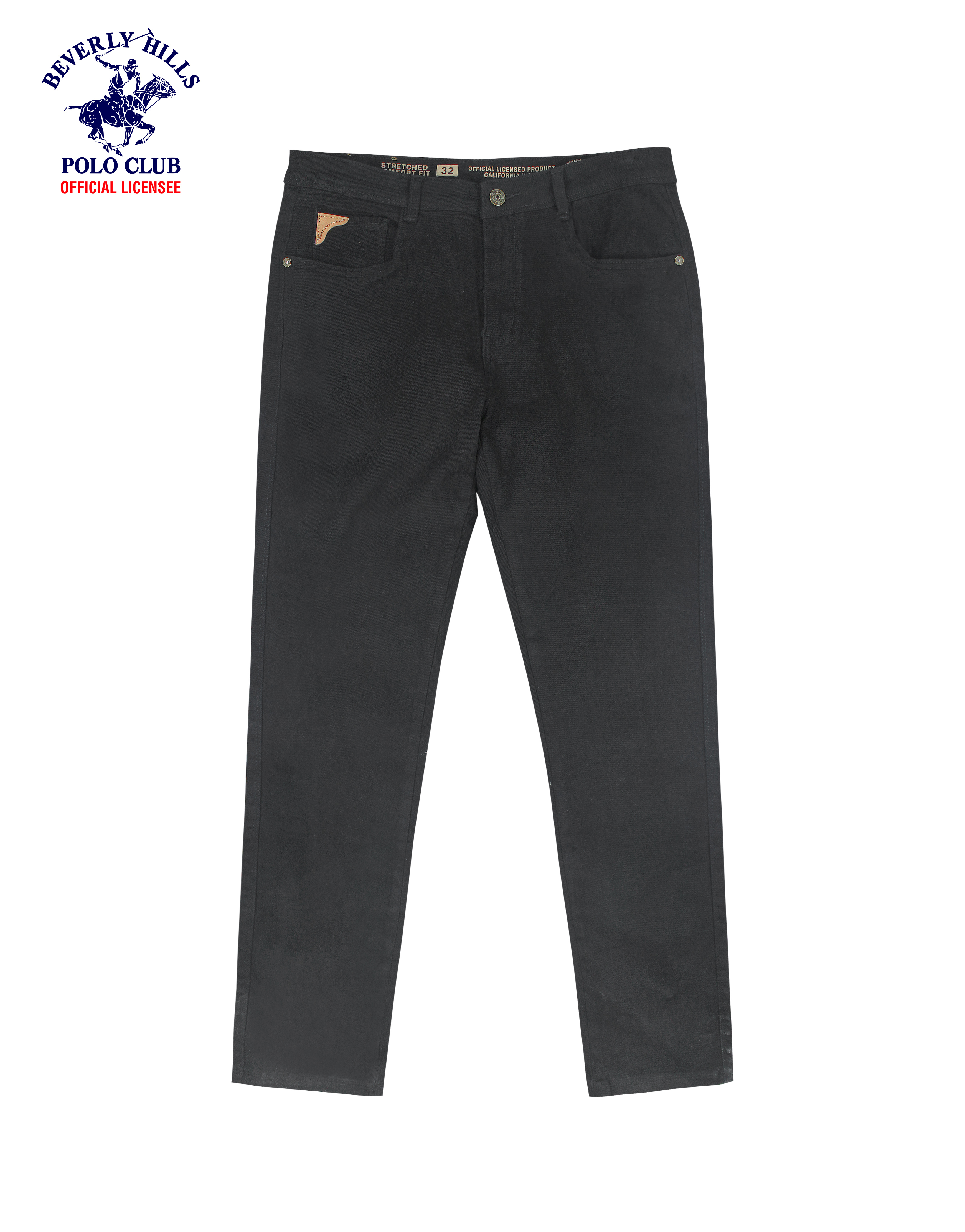 Beverly Hills Polo Club Men’s Cotton Twill Pants in Khaki,Black,White ...