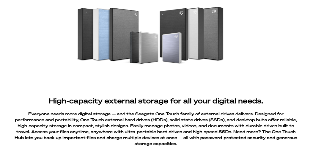 Seagate External Hard Drive original Expansion 1TB/2TB Portable hdd ...
