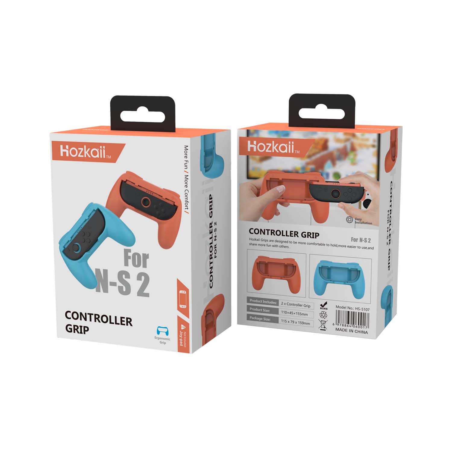 Hozkaii Joy-Con Controller Grip for Nintendo Switch 2 HS-5107 | Shopee ...