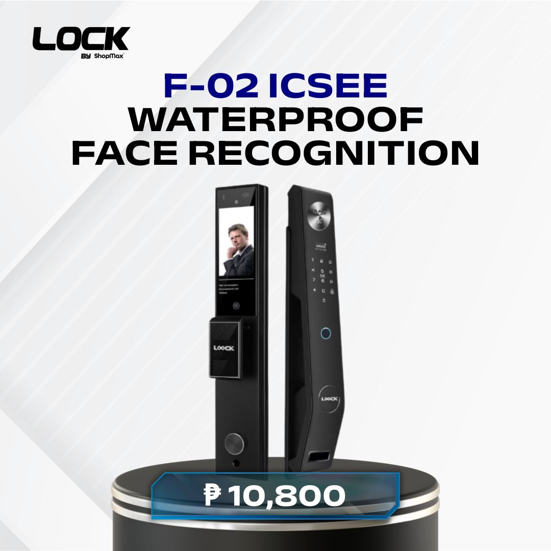 LOOCK F02 Digital Smart Door Lock | Waterproof Face Recognition with ...