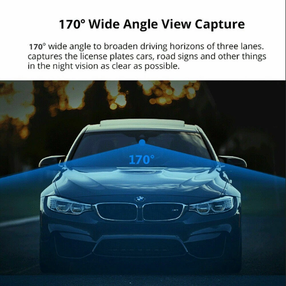 FTY V7 PLUS 10-inch IPS Touch Screen Dash Cam for Car with HD 1080P ...