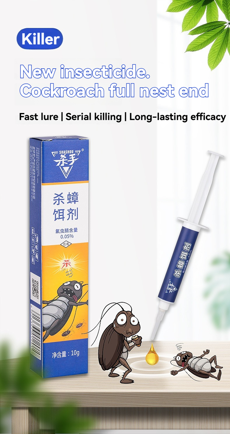 Cockroach Gel Bait killer Non-toxic Repellent Cockcroach killer Poison ...