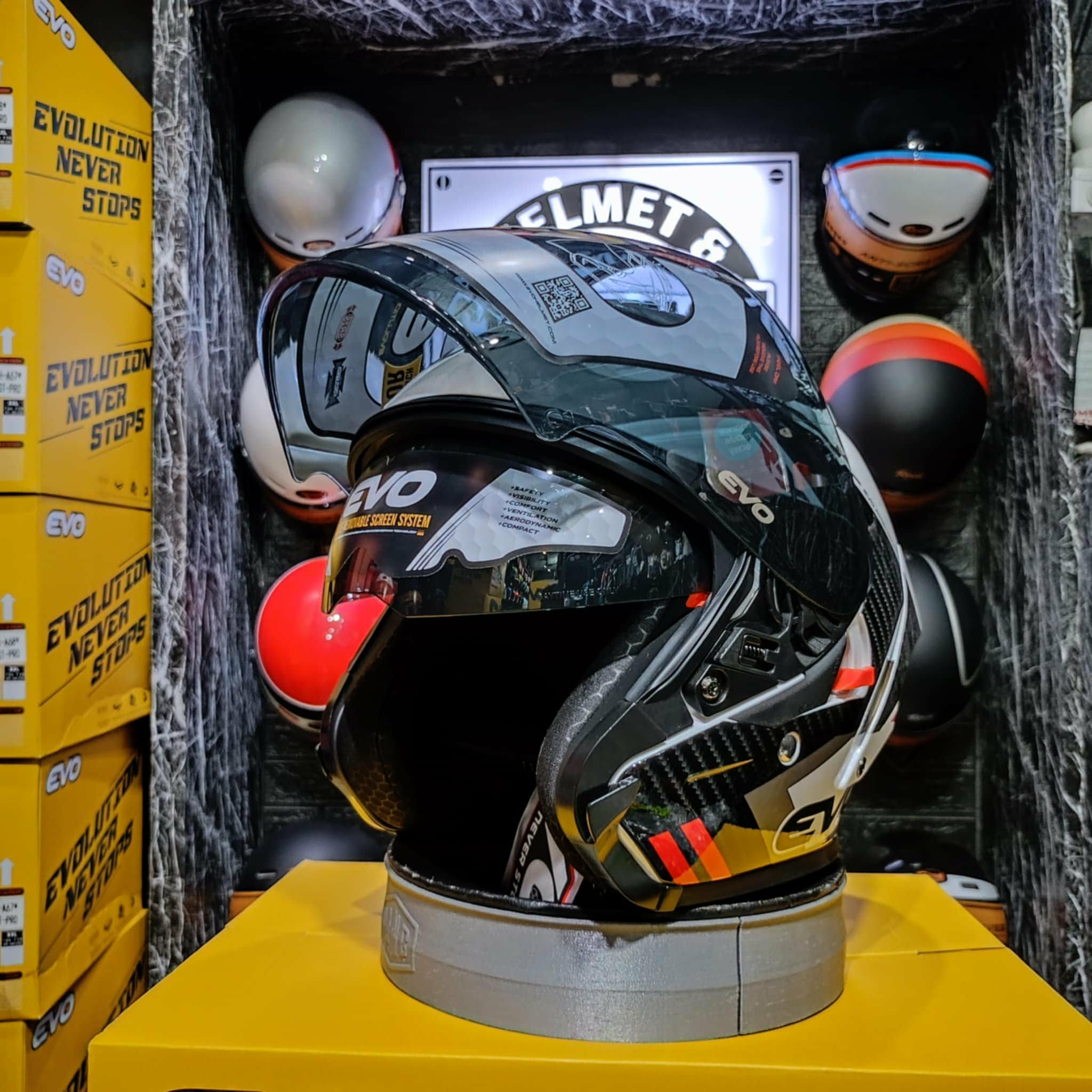 EVO TRX RADIX OPEN FACE DUAL VISOR | Shopee Philippines