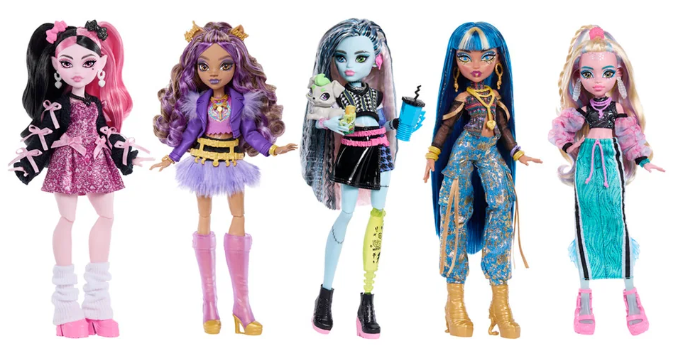 MONSTER HIGH Core Refresh 2 G3 New Look Draculaura Clawdeen Cleo de ...