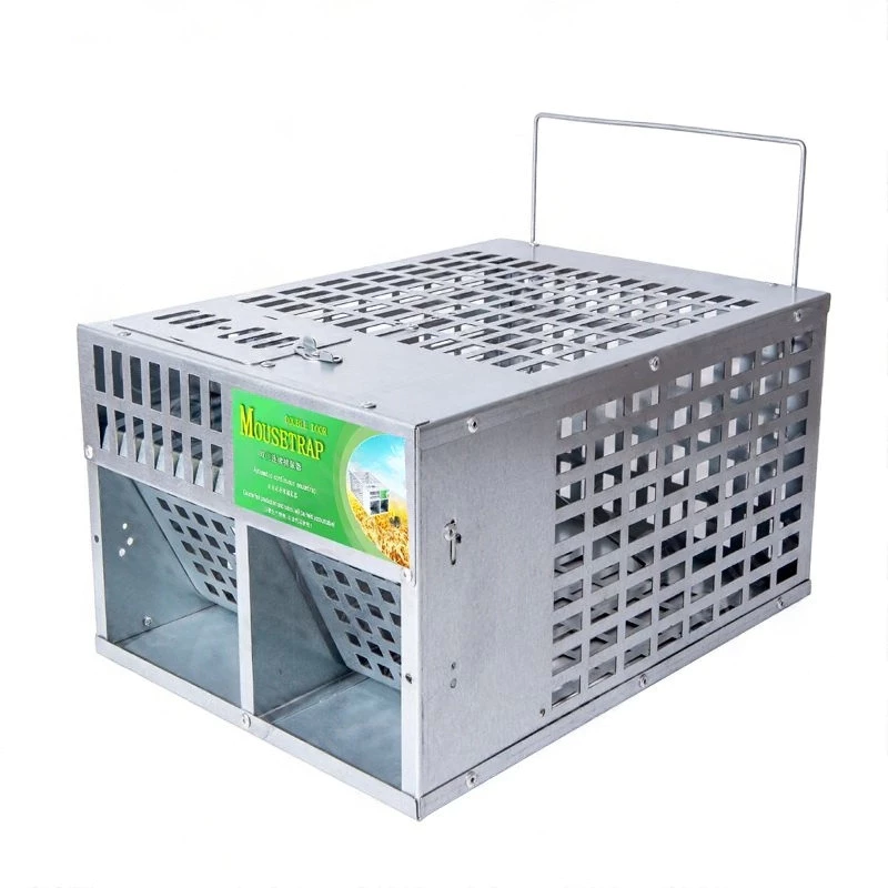 【COD】Mouse trap double-door big mouse rats live trap cage Pest Control ...