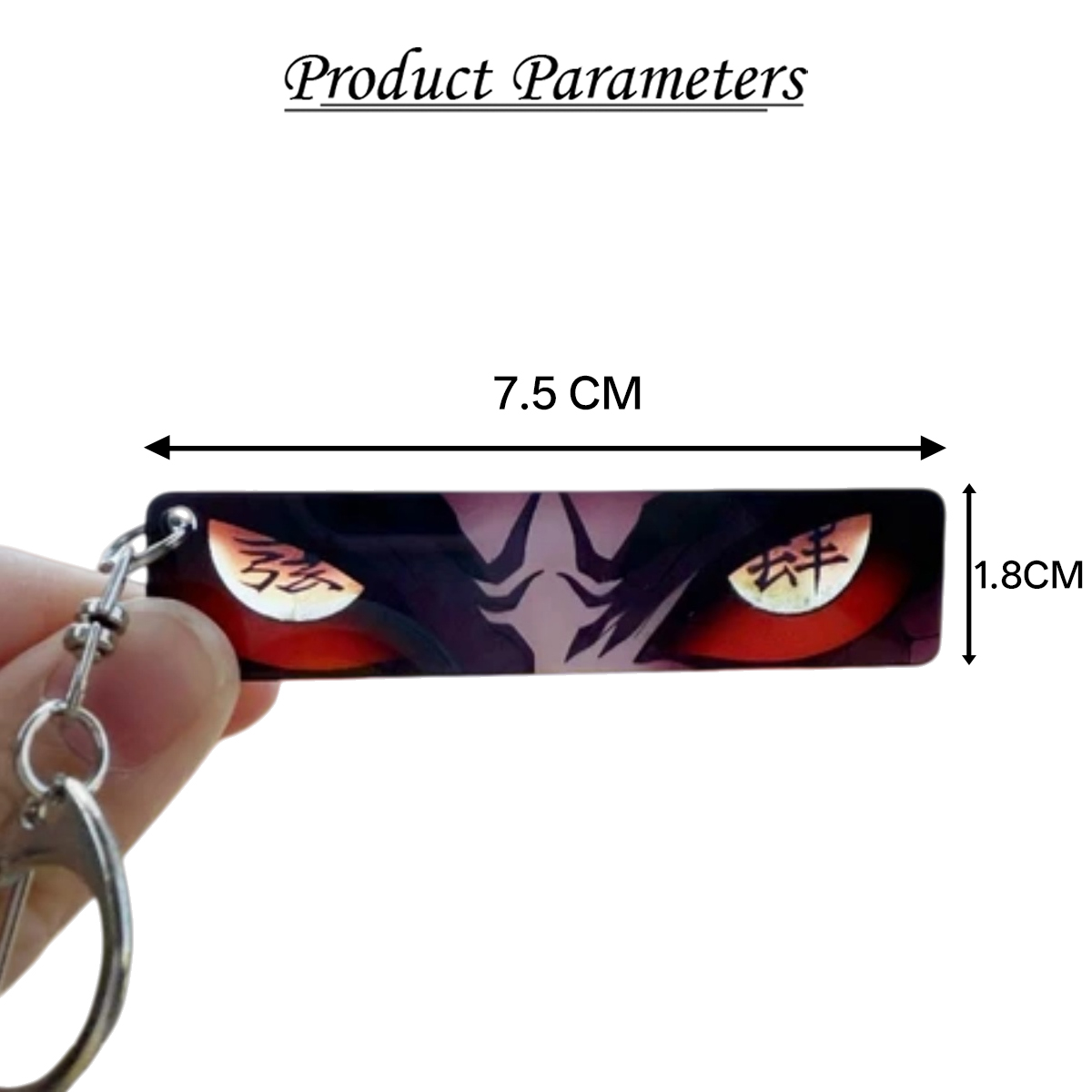Demon Slayer Anime Peripheral Transparent Eye Card with Kokushibou ...