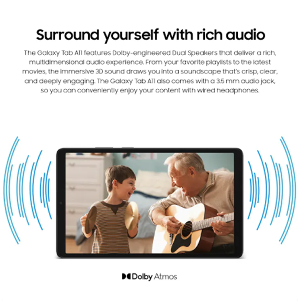 Samsung Galaxy Tab A11+ 5G (6GB + 128GB) Tablet | MediaTek Dimensity ...