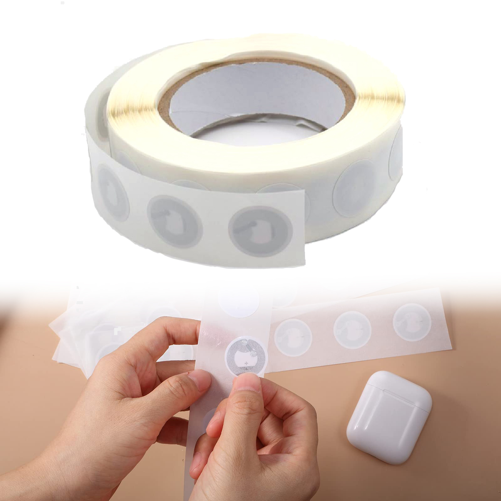 20Pcs NFC 213 RFID Stickers High Frequency Chip Electronic Label Tag ...