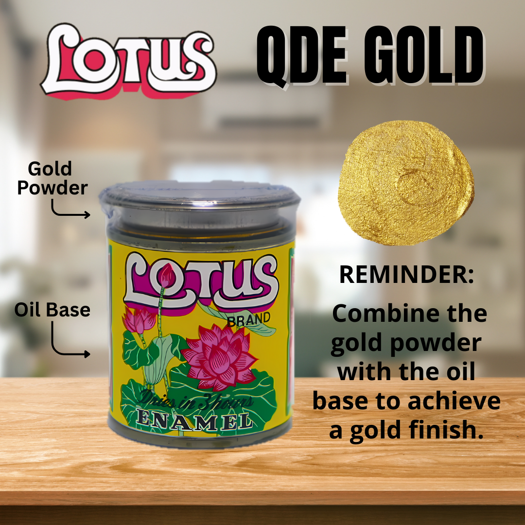 EMJ Lotus Quick Dry Enamel 60cc Perfect for Metal, Wood, and Lapida ...