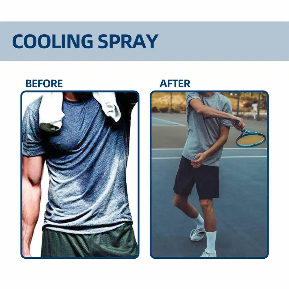 Cooling Spray Instant Cooling Spray Prevent Heat Stroke Cool Spray Body ...
