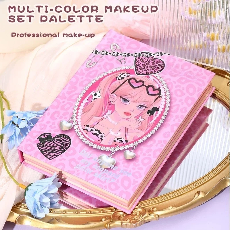 78 Colors Book EyeShadow Plate Shimmer Matte Shimmering Powder Sequins ...