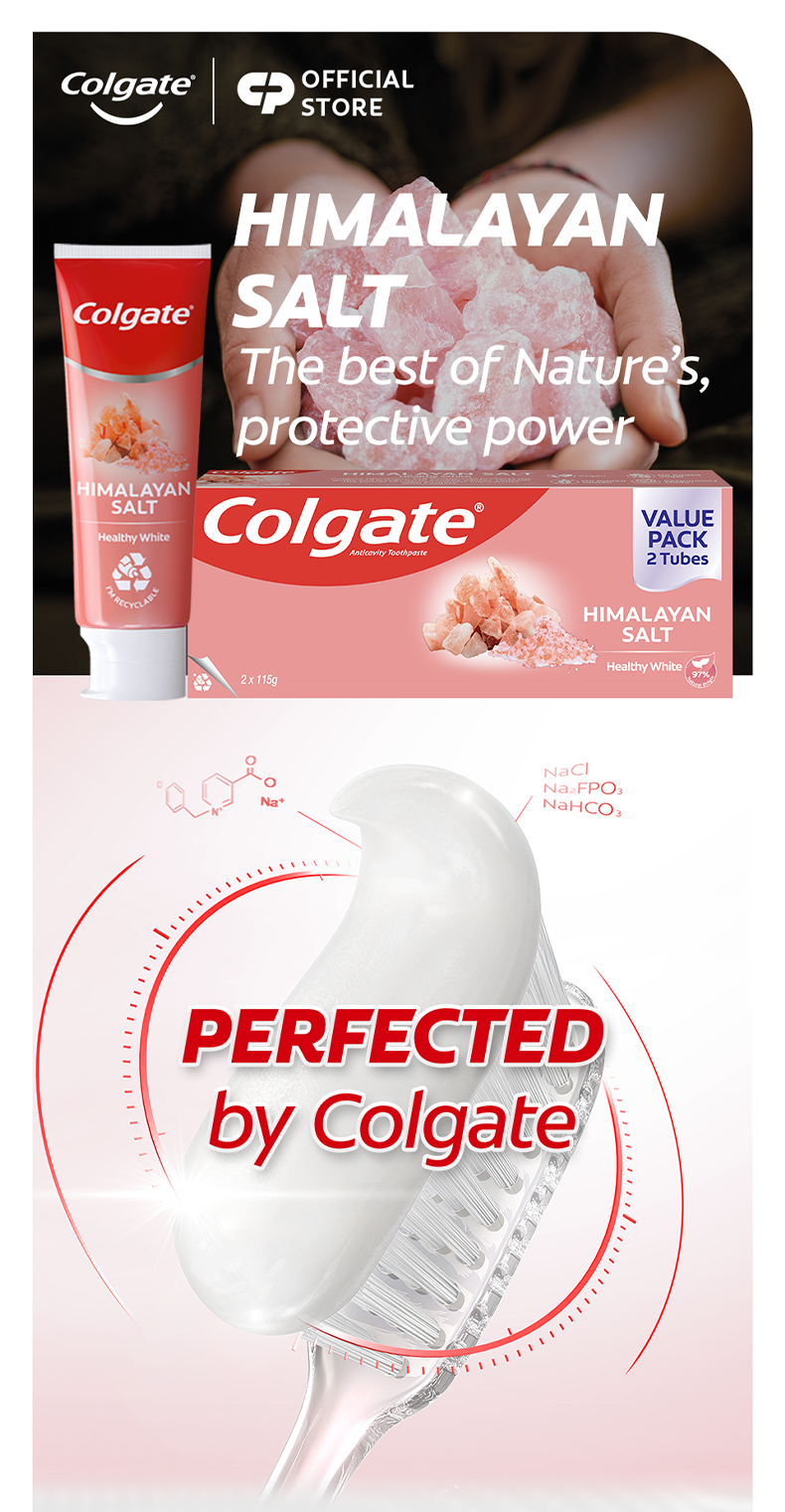 Colgate Naturals Toothpaste Himalayan Salt, Vegan, Sugar Free Cruelty ...