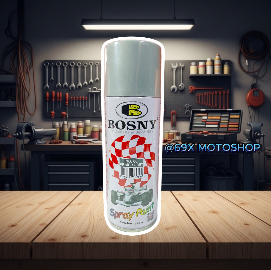 BOSNY ORIGINAL SPRAY PAINT PRIMER MATTE FINISH (100% ORIGINAL) | Shopee ...
