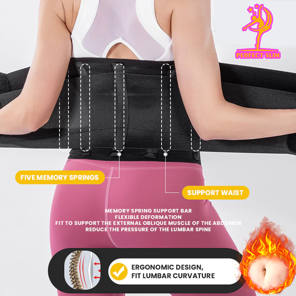 PERFECT SLIM Body Shaper Waist Trainer Women corsetwaist Belly Belt ...