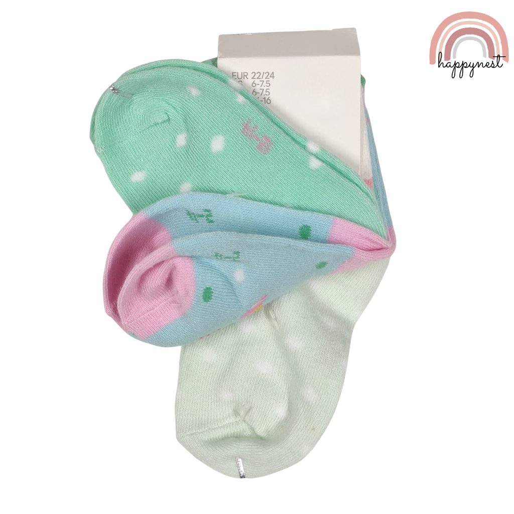 HM Socks for KIDS 1 to 9 Years Old random designs 3 pairs / pack ...