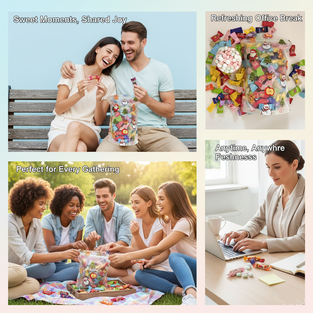 Fresh Mint Candy Sugar Free Assorted Fruit Flavor Fresh Breath Removes ...