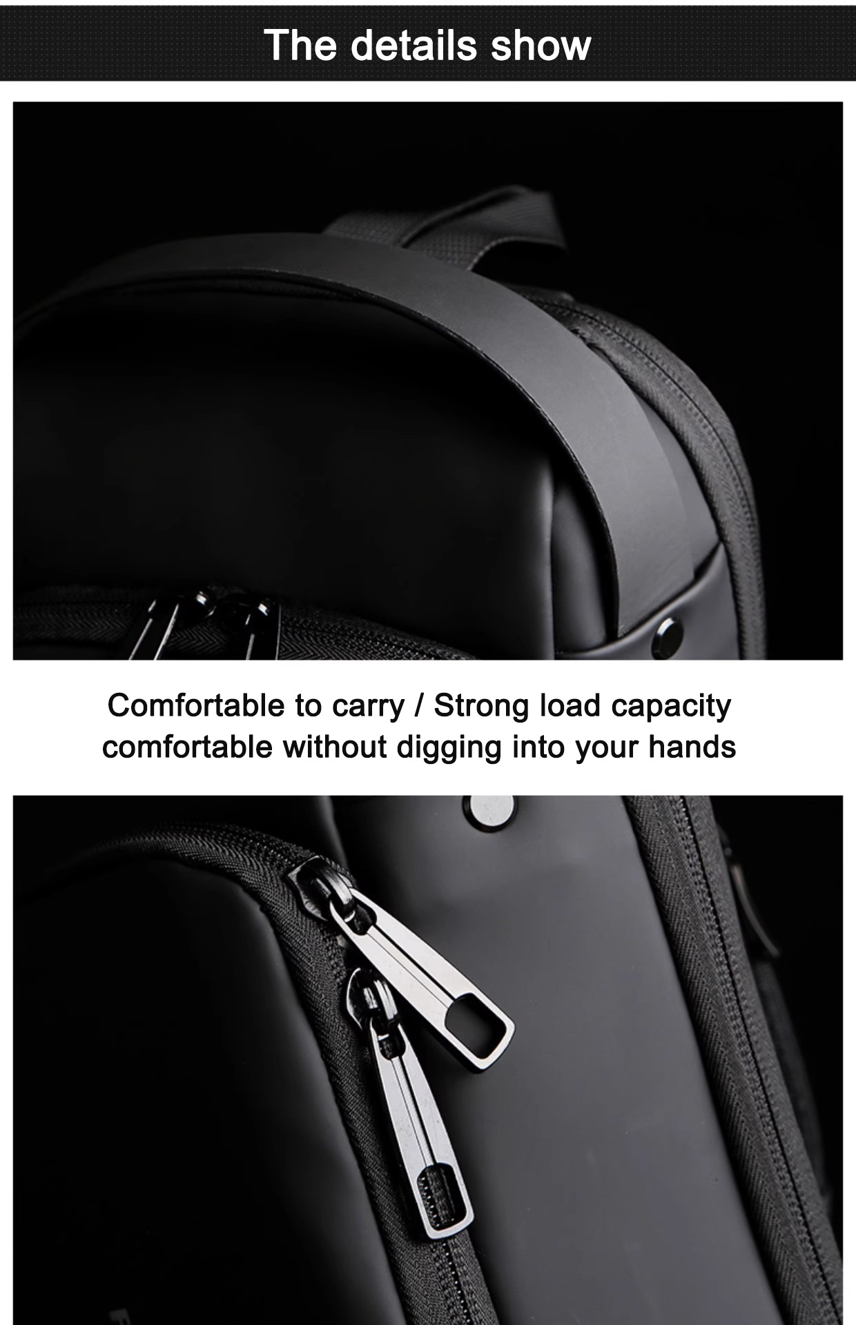 METROPACK Men’s Waterproof Motorcycle Chest Bag USB Sling Bag Anti ...