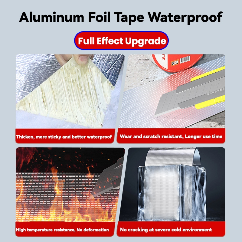 Waterproof Tape for Leaks Roof Sealant Aluminum Foil Tape Wall Crack ...