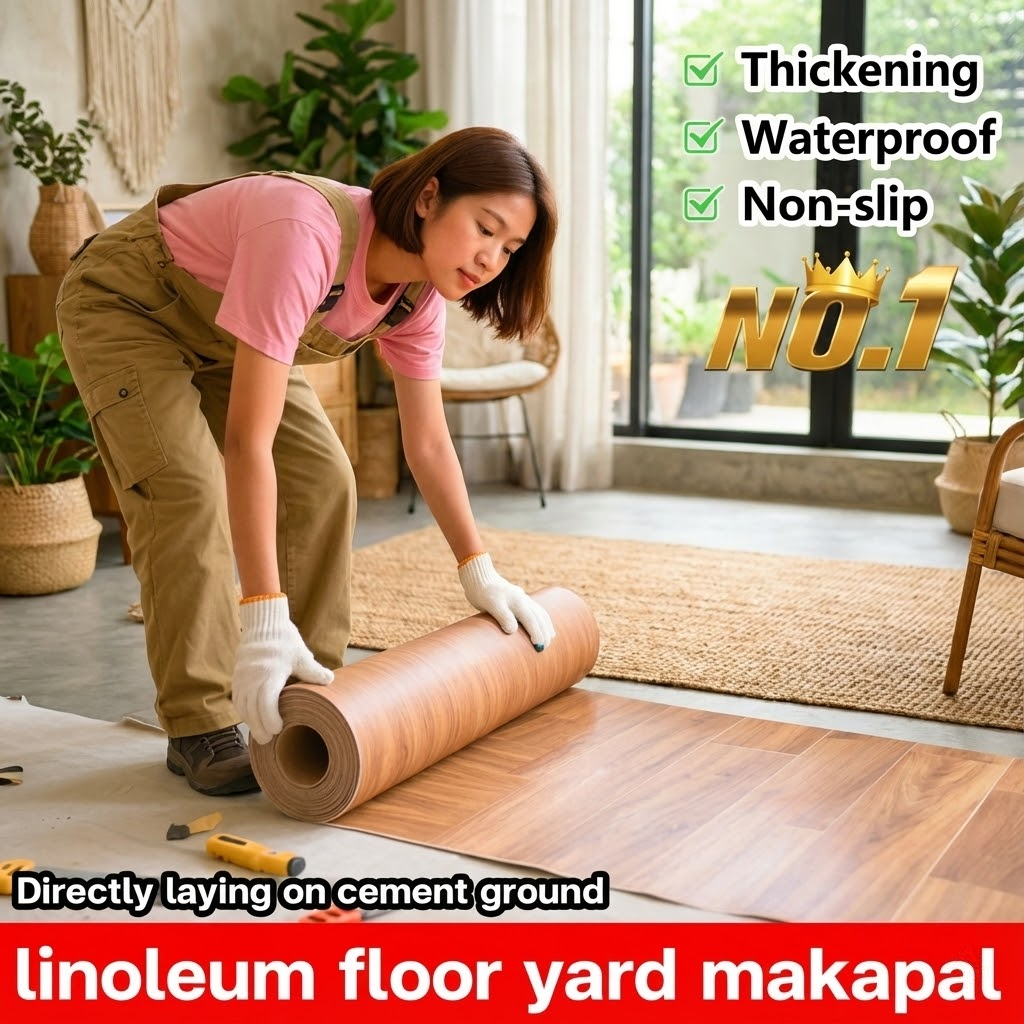 Waterproof Rubberized Linoleum Floor Mat – Makapal PVC Vinyl Mat for ...