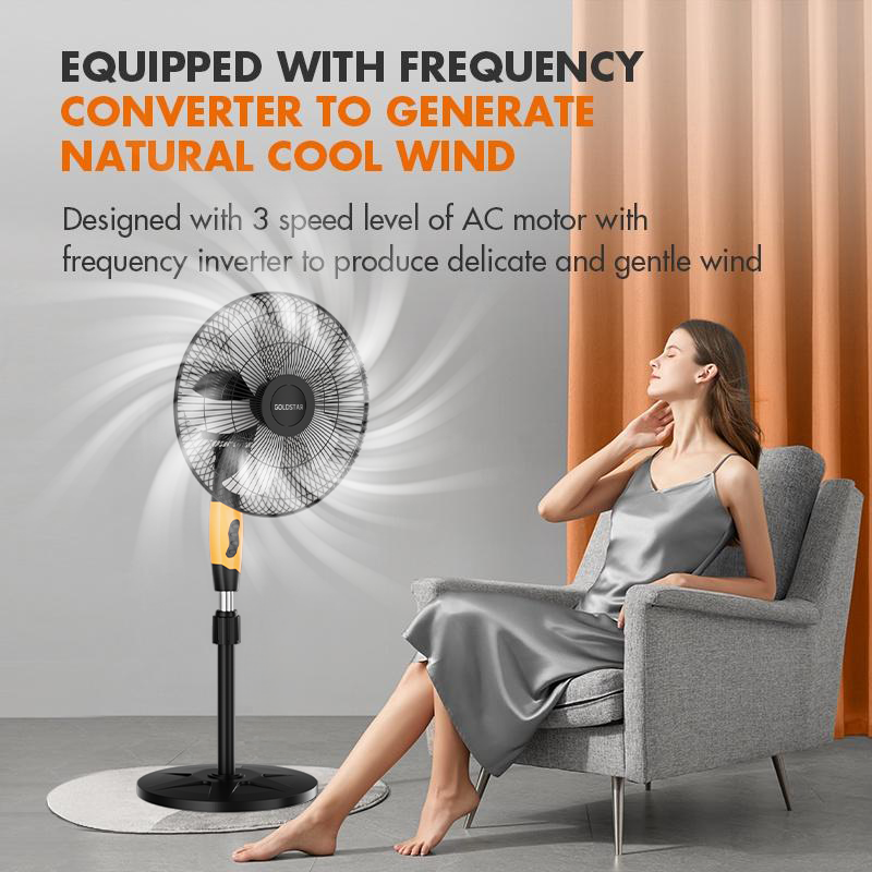 GoldStar 2026Upgrade Stand Fan Electric fan 16Inch Electric Fan Stand ...