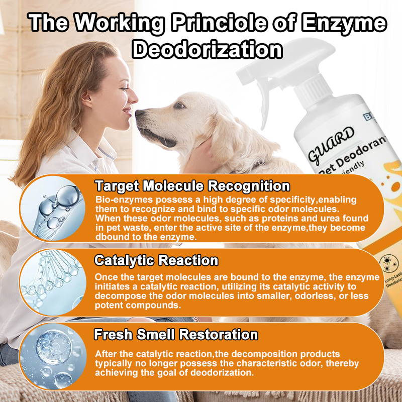 GUARD Pet Deodorizer Spray Odor Eliminator Air Freshener Spray 500ml ...