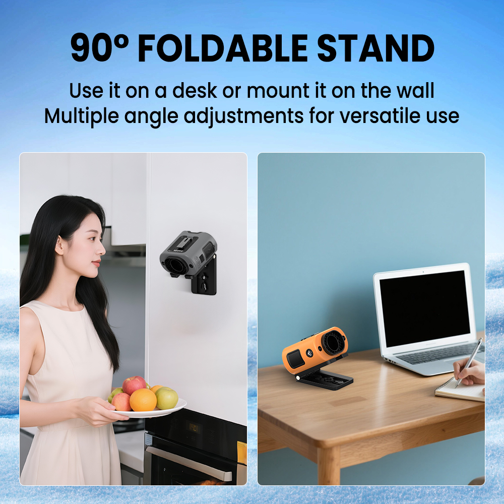 [MEGA SALE] Orashare K200 Portable Waist Fan 14500mAh Rechargeable Fan ...