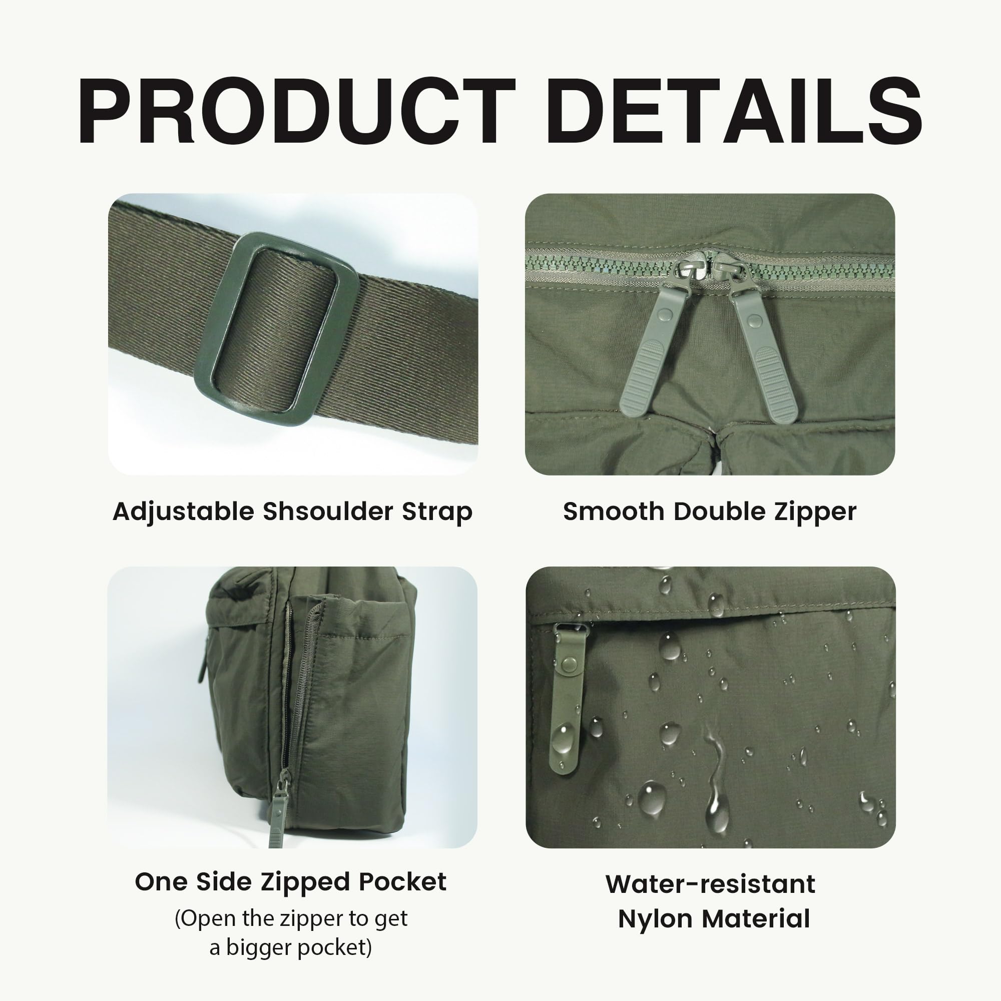 ARCANO Waterproof Sling Bag for Man & Woman Multi-Function Adjustable ...