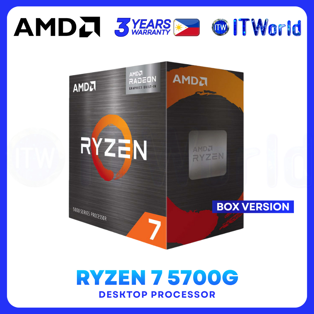 [RYZEN SALE] AMD Ryzen 7 5700G CPU - 8 Cores / 16 Threads up to 4.6GHz ...