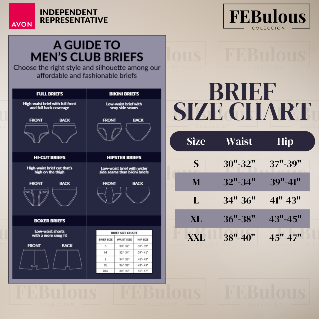 AVON Conrad 5-in-1 Hipster Brief Pack | S - L | FEBULOUS-COLECCION ...