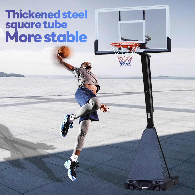 Adult Deluxe Heavy-Duty Basketball Hoop 10FT - Adjustable to Standard ...