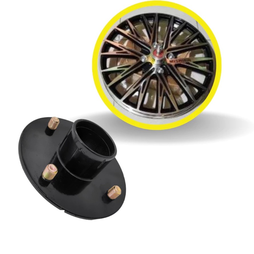 UNIVERSAL Motorcycle Side Wheel Hub Small (For Mags Bearing 6205 ...