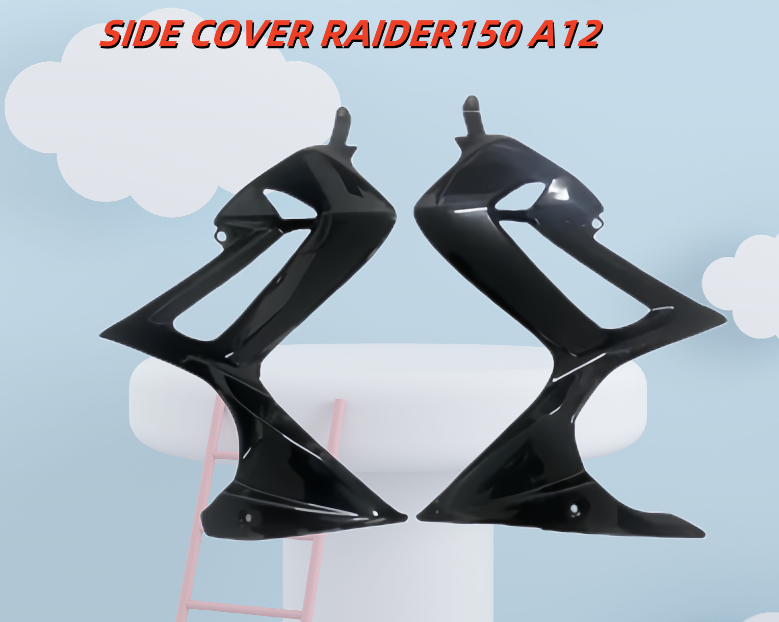 Raider 150 Motorcycle Fairings Side Cover For Raider 150 2nd Gen Motor ...