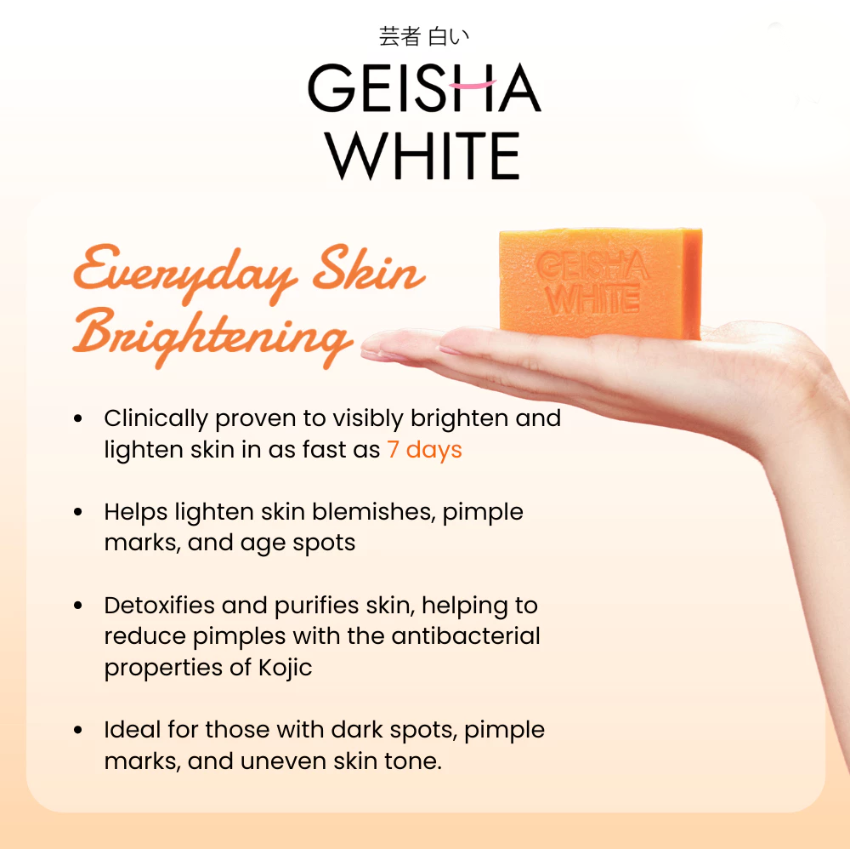Geisha White Classic Bar & Geisha White Intense 65g x 3 Pieces | Shopee ...