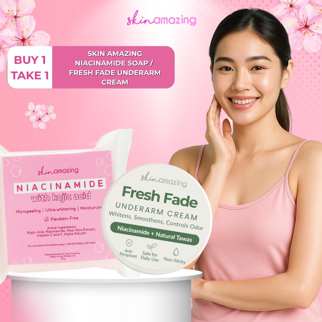 BUY 1 TAKE 1 SKIN AMAZING NIACINAMIDE WITH KOJIC ACID SOAP 70G - FRESH ...