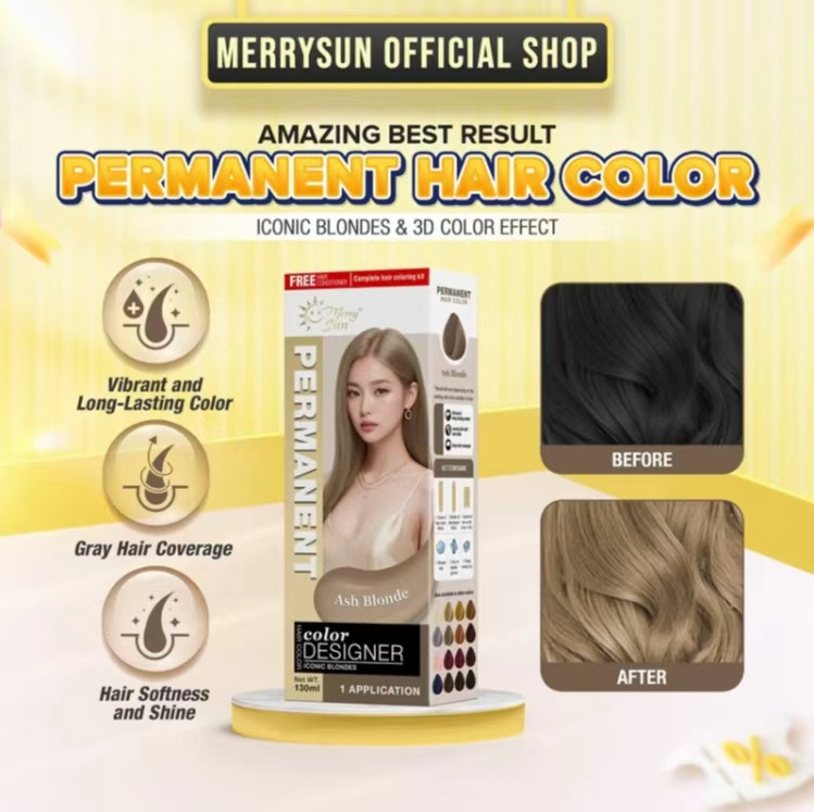 merry sun permanent hair color | Shopee Philippines