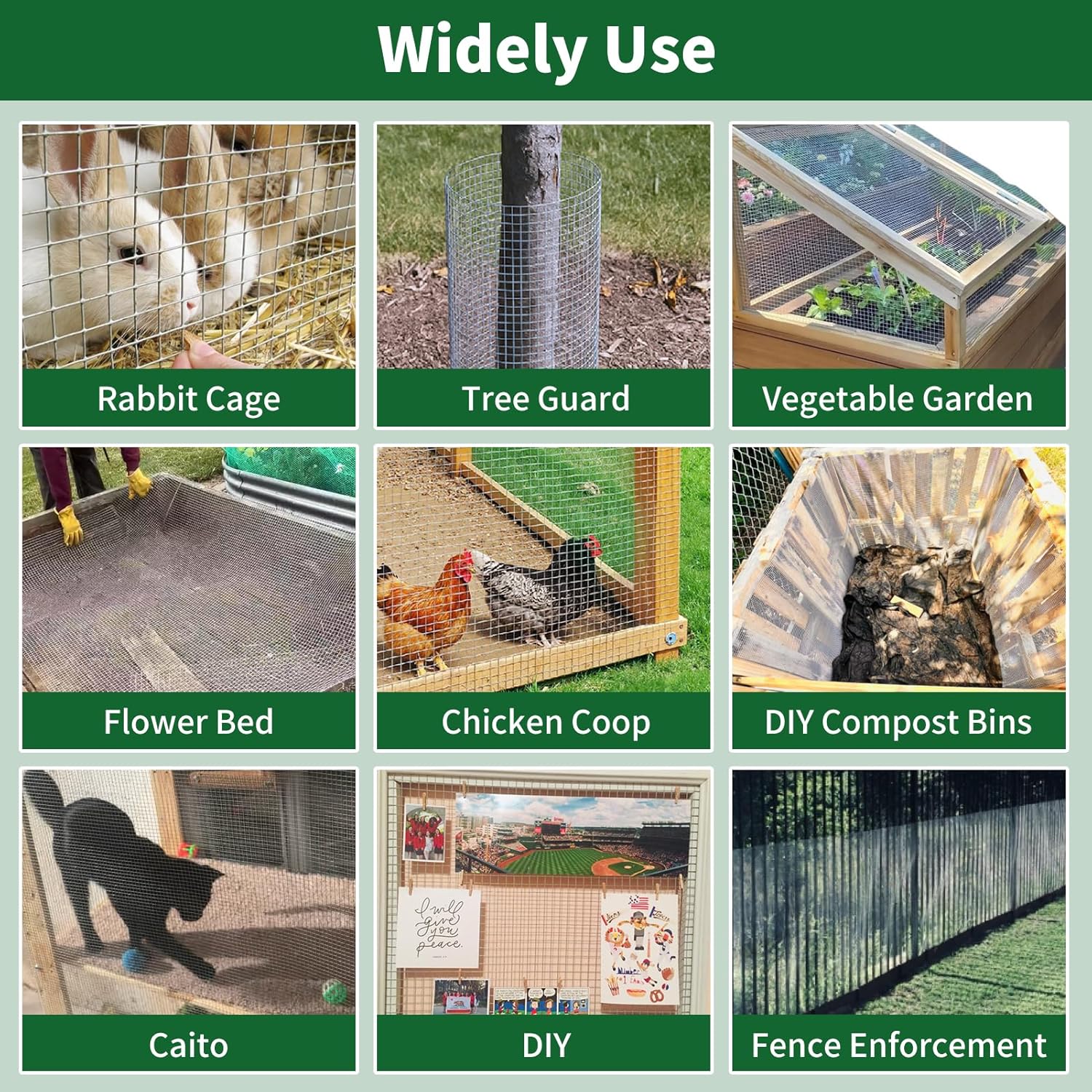 100m/50m Galvanized Welded Wire Mesh 1/2inch Rust Prevention Chicken ...