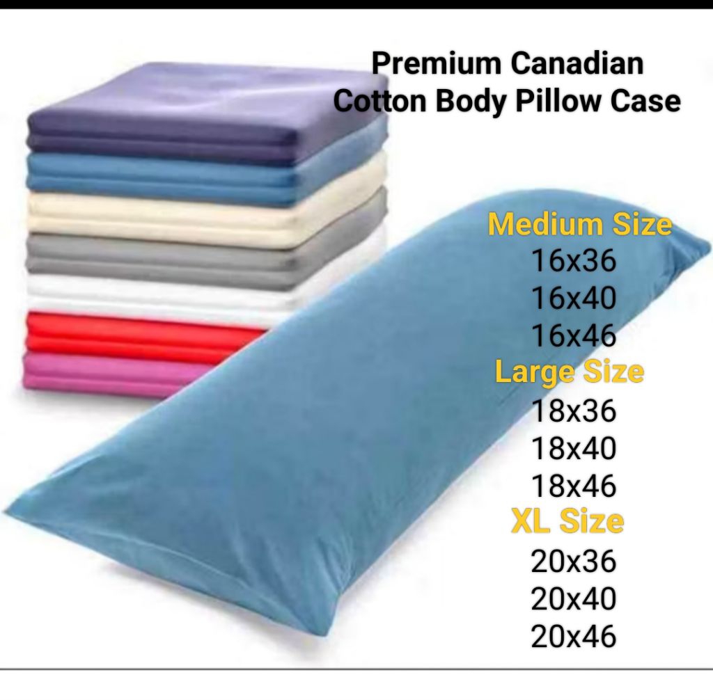 Body Pillow / Long Pillowcase (All Sizes Available) 100% Premium ...