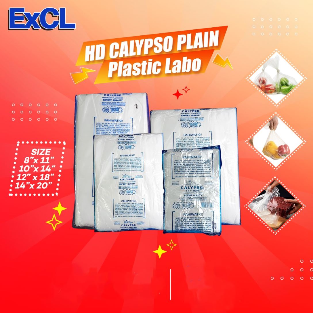 ExCL - HD Calypso Plain - Plastic Labo - per pack | Shopee Philippines