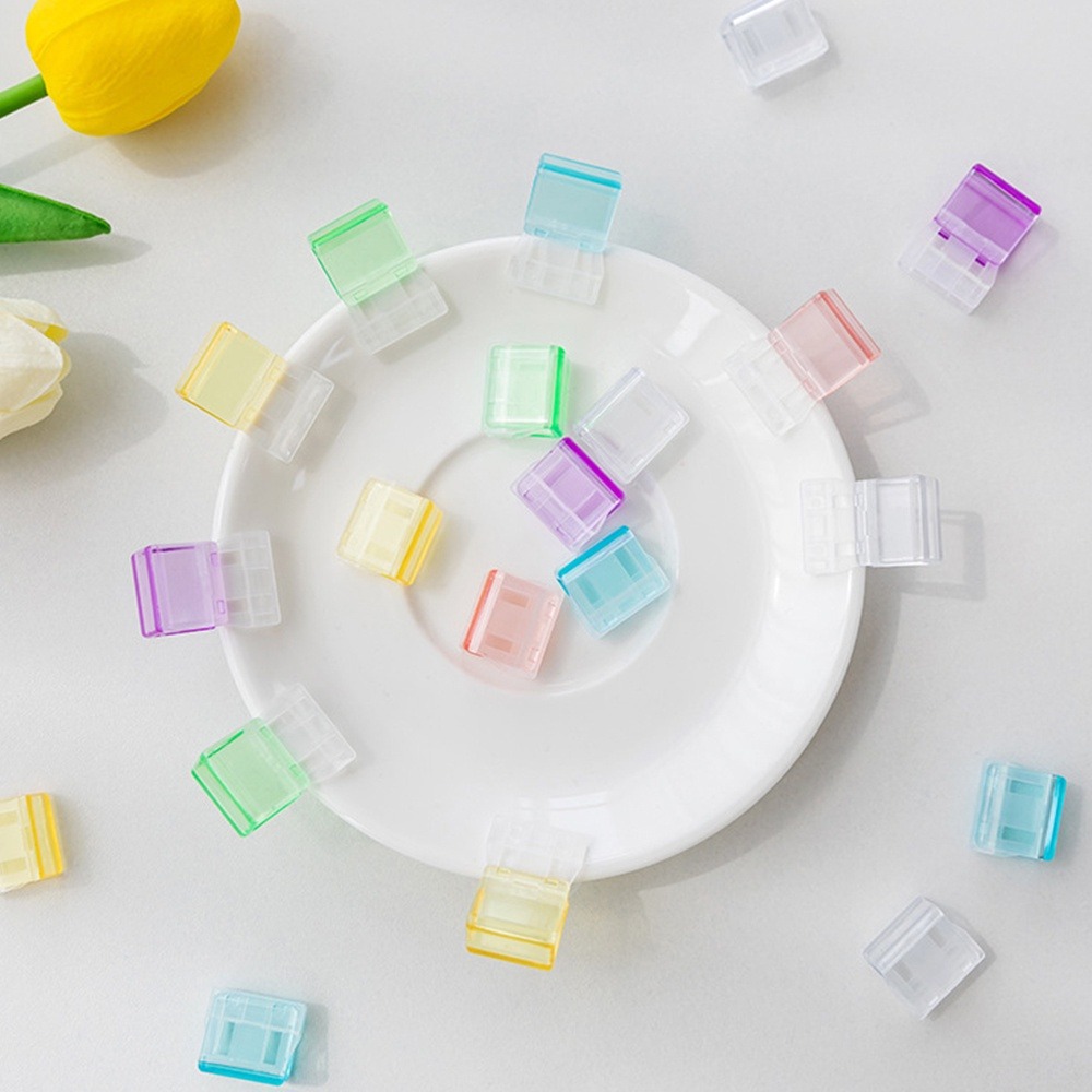 Binder Clips Small Transparent Multifunctional Push Clip for Fixing ...