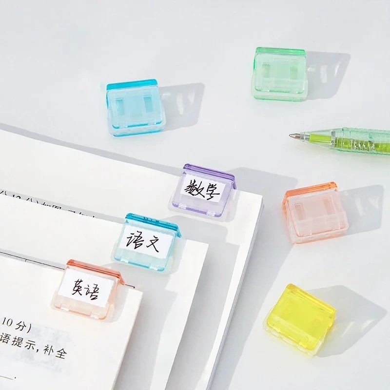 Binder Clips Small Transparent Multifunctional Push Clip for Fixing ...