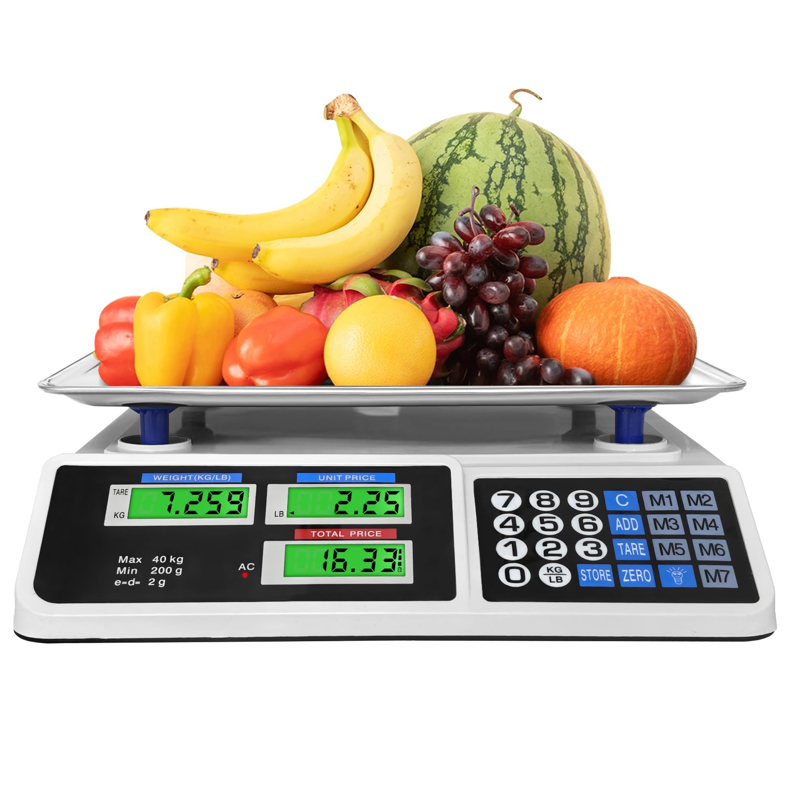 Food Meat Weighing Weigh Digital Price Computing Scales For Business ...