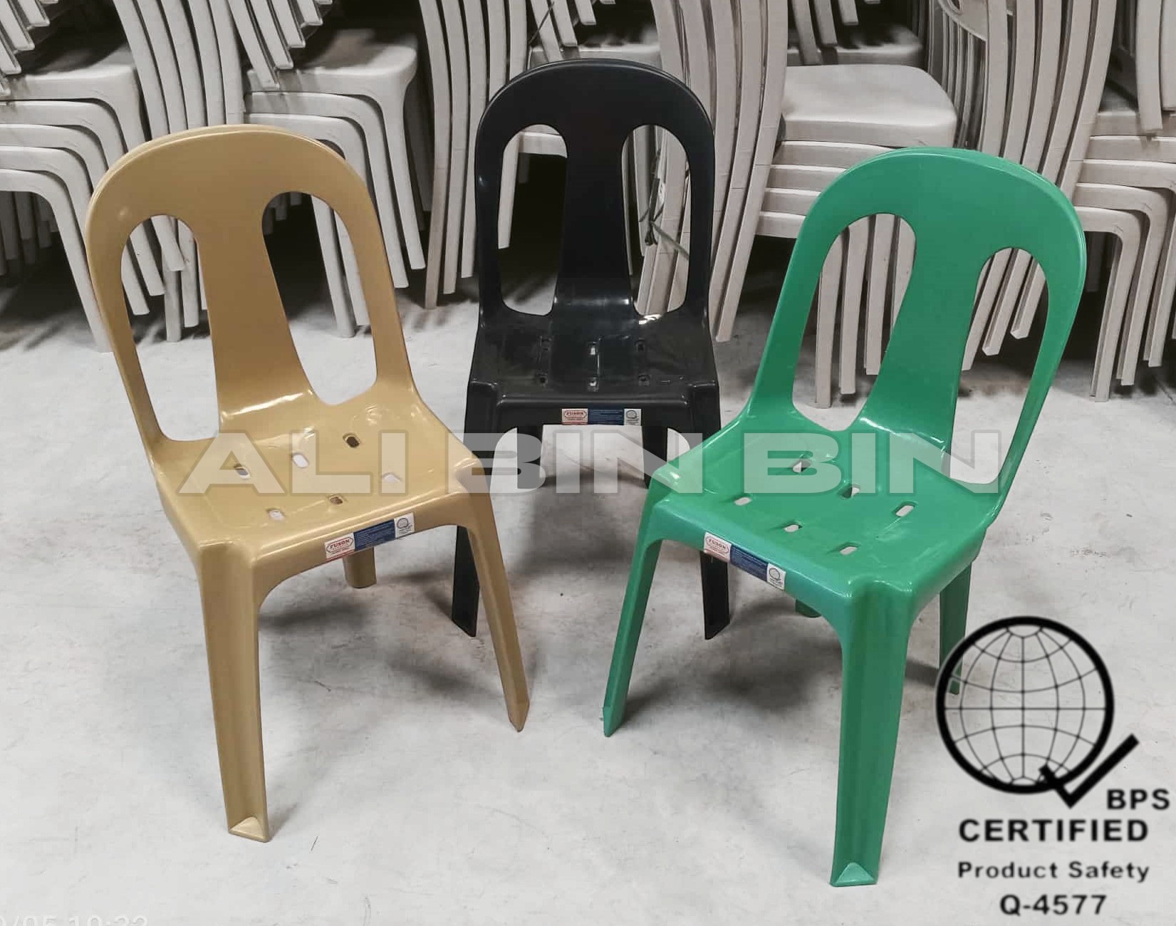 MONOBLOCK CHAIR/UPUAN (#865) CLASS B FUSON PLASTIC MONOBLOCK CHAIR ...