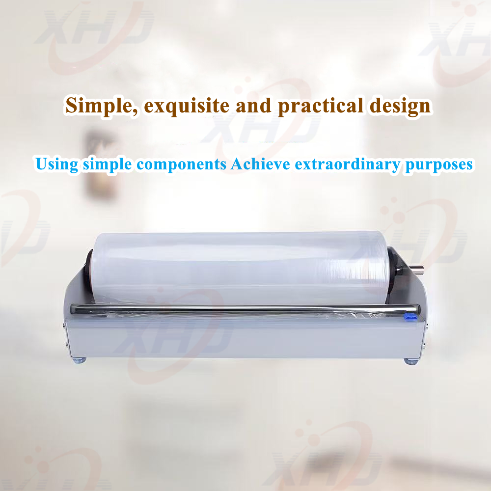 Manual Stretch Film Wrapping Machine with Cutter Cling Fim Dispenser ...
