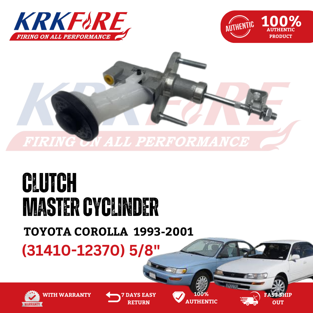 KRKFIRE CLUTCH MASTER CYLINDER KF31410-12370 (5/8") FOR TOYOTA COROLLA ...