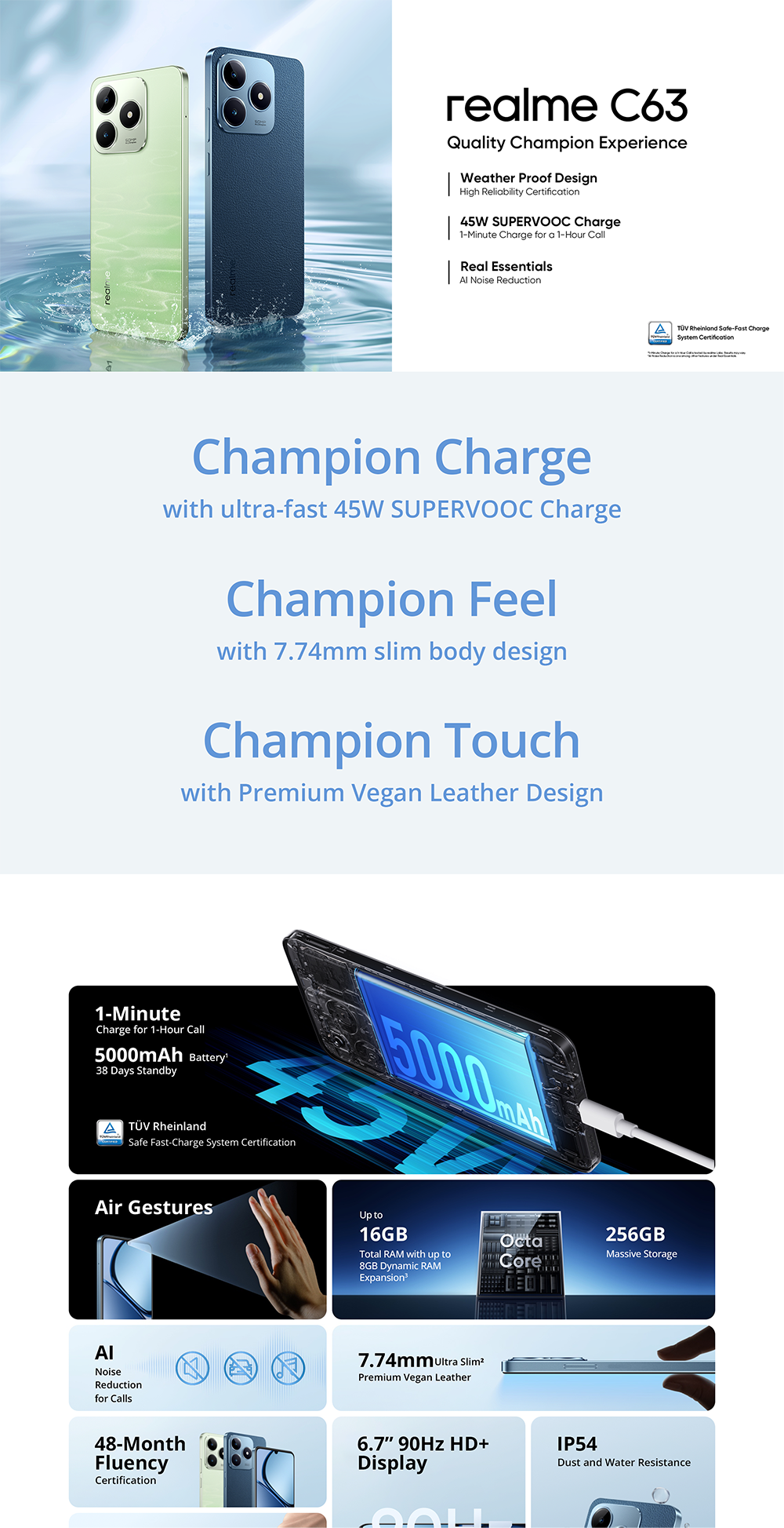 [ CLEARANCE SALE!!! ] realme C63 (8GB RAM + 256GB ROM) | Shopee Philippines