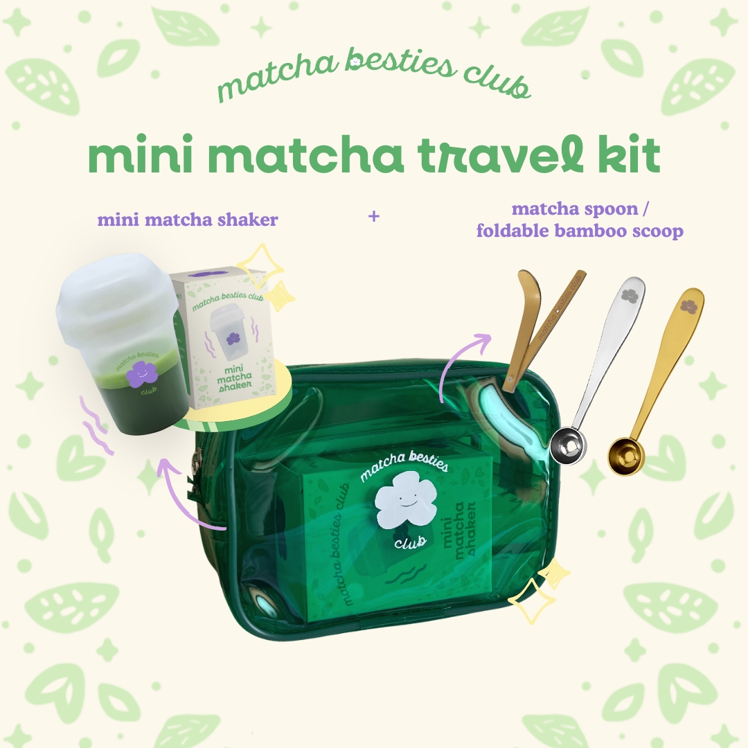 Mini Matcha Travel Kit Matcha Shaker Matcha Spoon Bamboo Spoon Chashaku ...